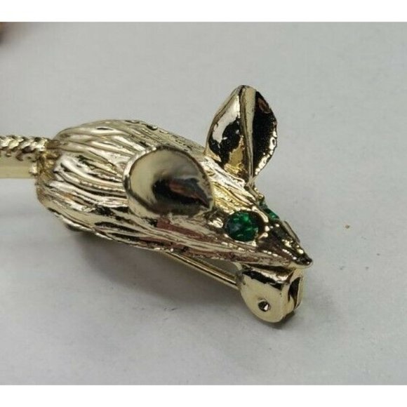 Gerry'S | Jewelry | Vintage Gerrys Gold Tone Green Rhinestone ...